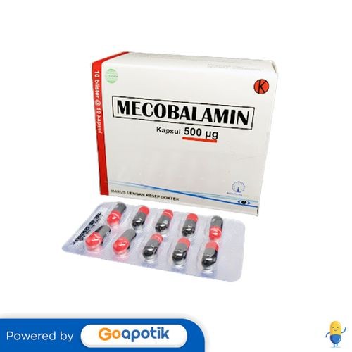 Jual Mecobalamin Mulia 500 Mcg Box 100 Kapsul | Shopee Indonesia