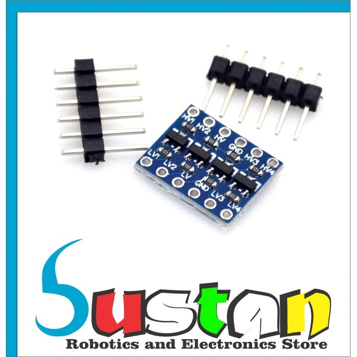 Jual I2C Logic Level Converter Bi-Directional Module 5V - 3.3V For ...