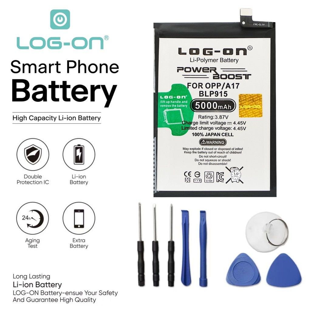 Jual Baterai Log On Untuk BLP915 Oppo A17 / A17K / A57 5G (PFTM20 ...