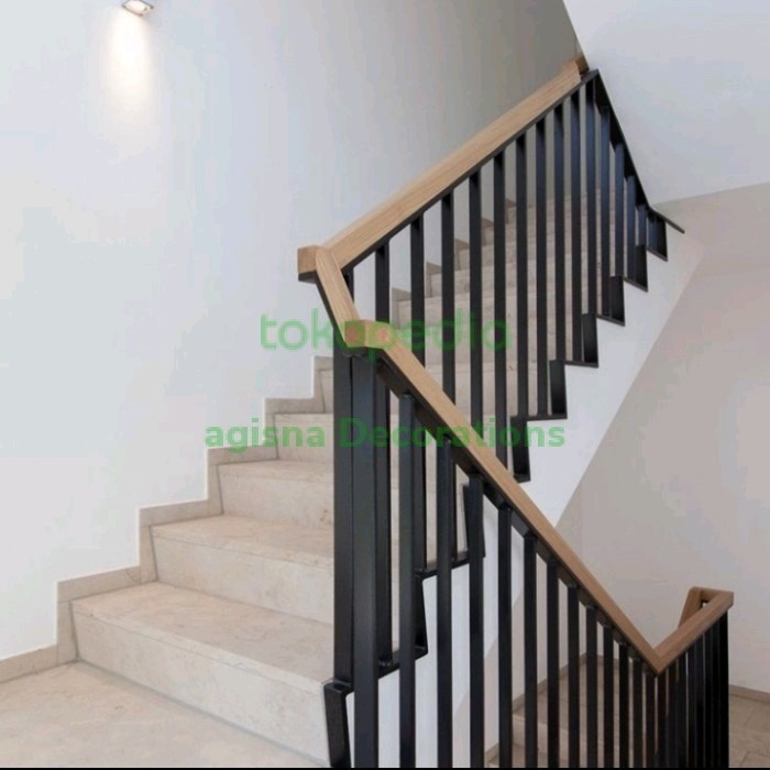 Jual railing tangga pegangan kayu | Shopee Indonesia