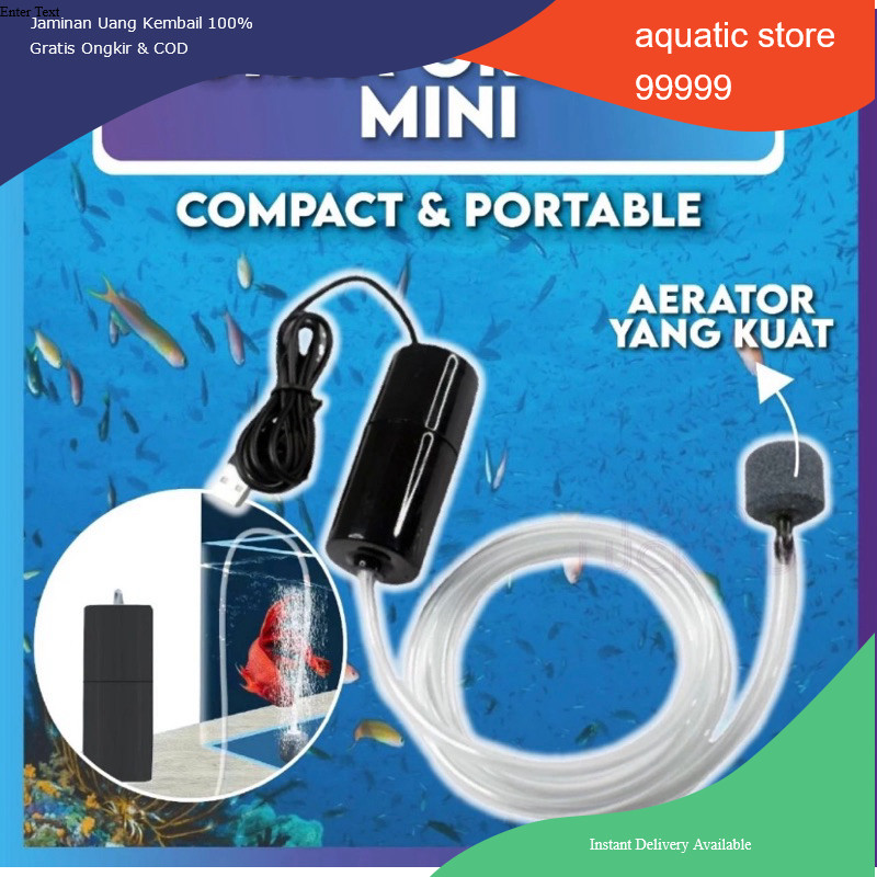 Jual aerator usb portable pompa udara aerator mini aquarium MORI AP 05 ...