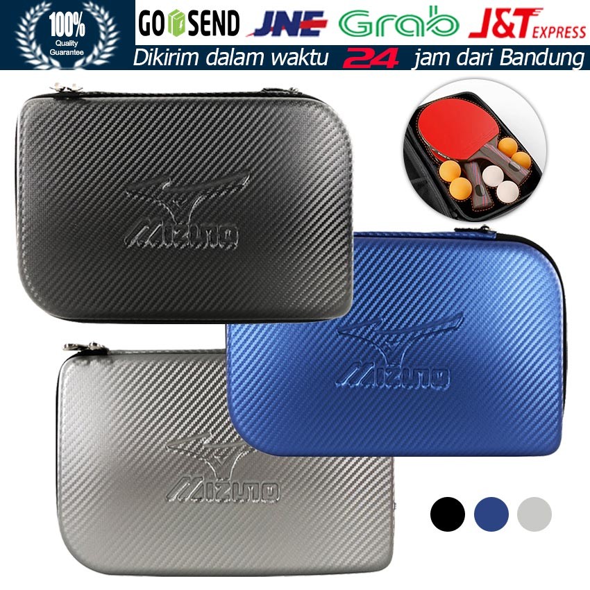 Jual Tas Cover Bet Bat Pingpong Tenis Meja Hardcase Mizuno / Tas Cover ...