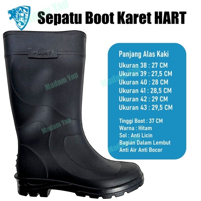 Jual Sepatu Boot Karet Forli Bot Proyek Banjir Cor Kebun Safety Taman ...