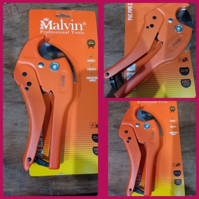 Jual Gunting Pipa PVC Malvin / PVC Pipe Cutter 42mm / Gunting Paralon ...
