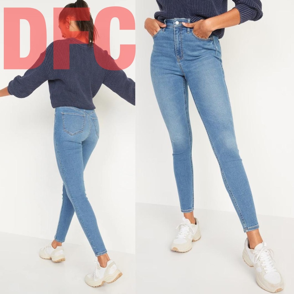 Jual WARNAMU #619 DFC Extra High-Waisted Rockstar Stretch Super Skinny ...