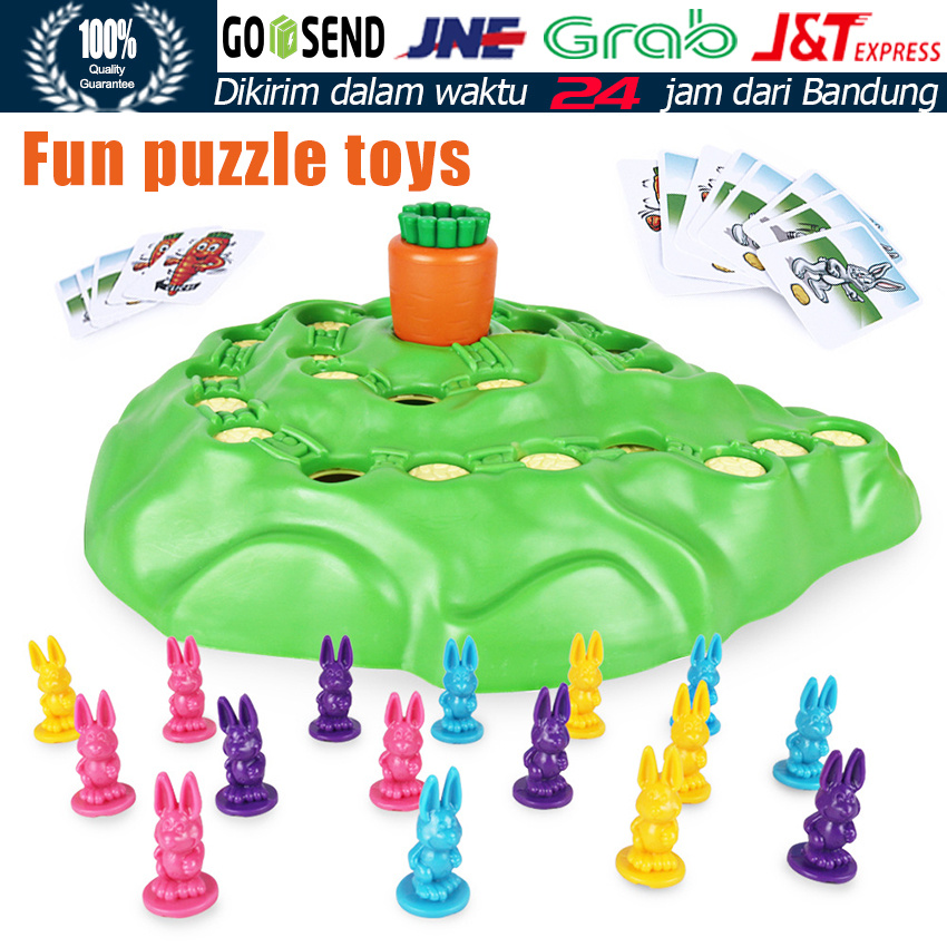 Jual Catur Perangkap Kelinci / Mainan Anak Urat Tangga Bunny Hop Funny ...