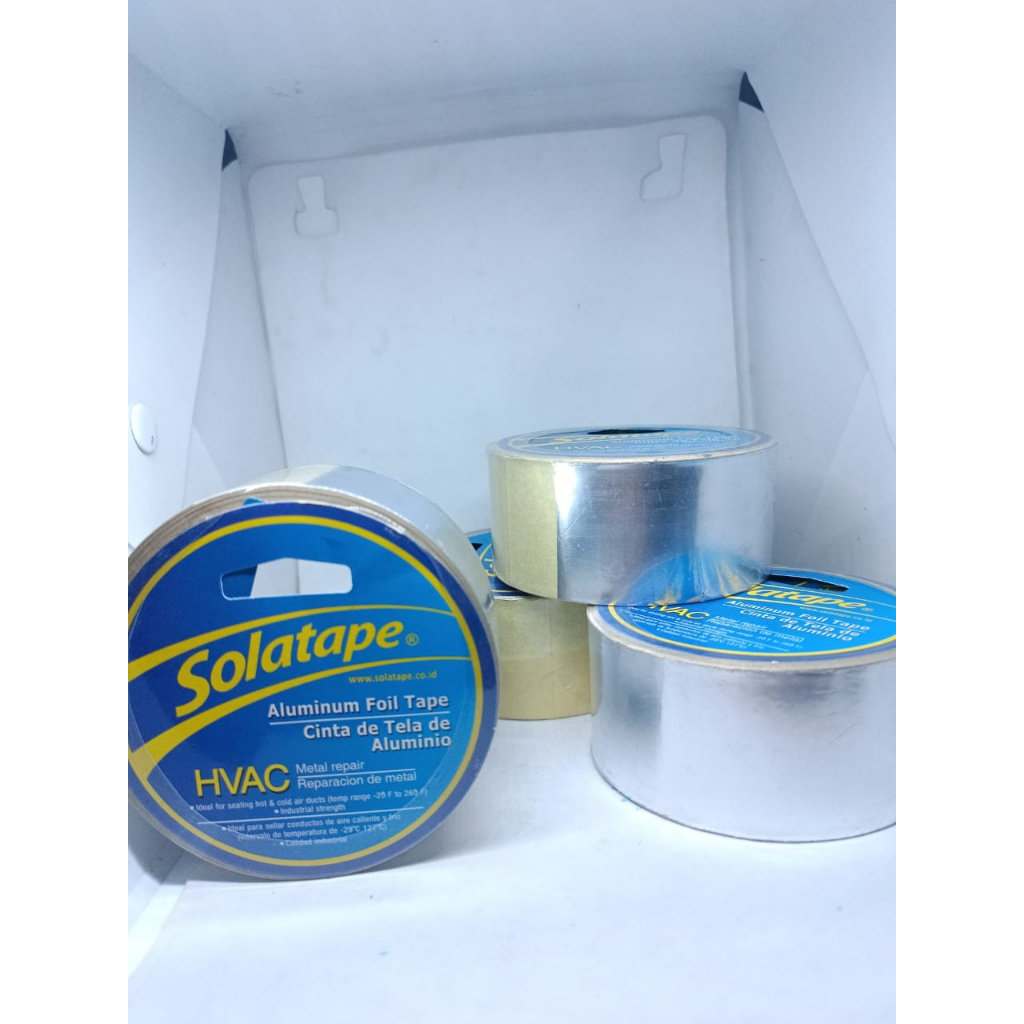 Jual LAKBAN FOIL ALUMUNIUM TAMBAL PANCI 44 MM 18 METER MEREK SOLATAPE 1 ...