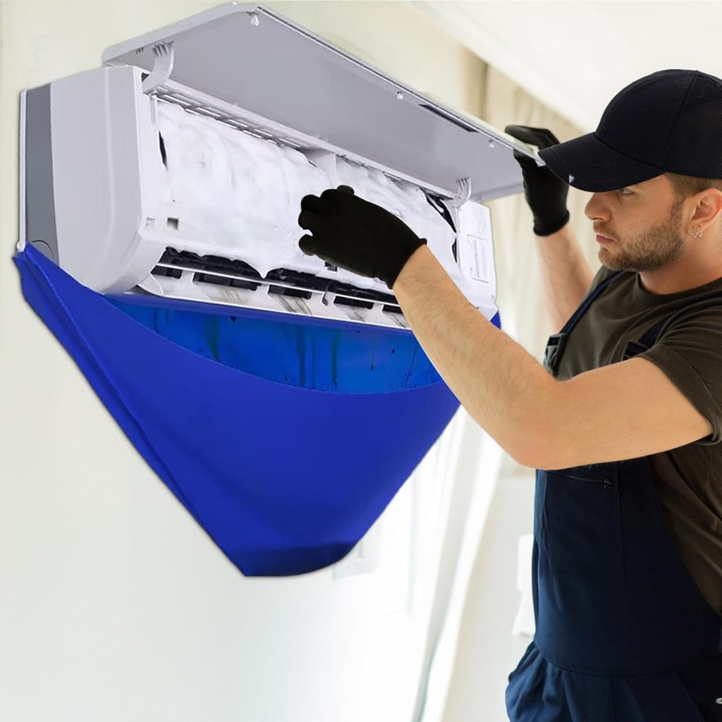 Jual Plastik Cuci AC Split Cover Air Conditioner Cleaning Cover ...