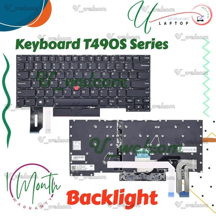 Jual Keyboard Thinkpad T490s X1 Extreme 20mf 20mg 20qv 20qw 1st 2nd gen ...