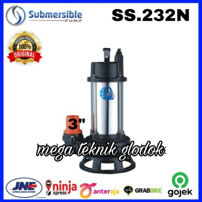 Jual Pompa Air Submersible Showfou Ss.232N 2Hp 3Phase Pompa Celup Air Kotor | Shopee Indonesia