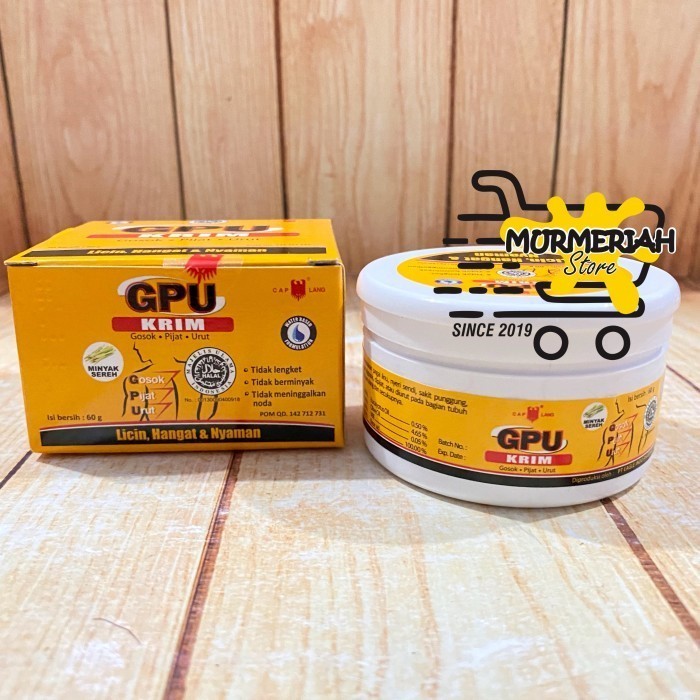 Jual GPU CREAM 60 gram-Krim Pegal Linu, Nyeri Sendi & Keseleo | Shopee ...