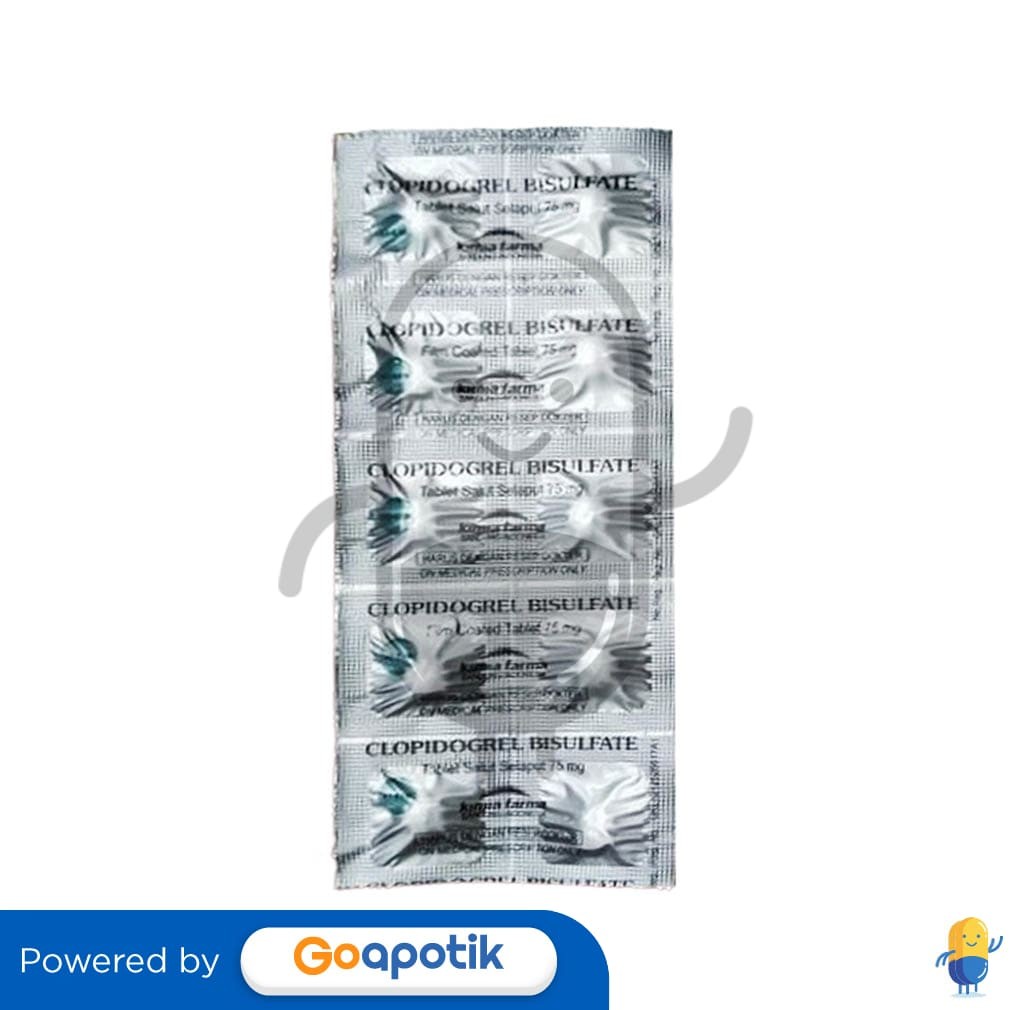Jual Clopidogrel Kimia Farma 75 Mg Strip 10 Tablet | Shopee Indonesia