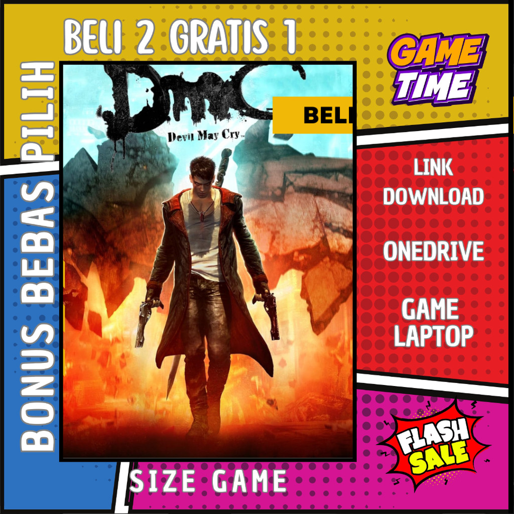 Jual DMC DEVIL MAY CRY COMPLETE EDITION - GAME PC - GAME LAPTOP - PC ...