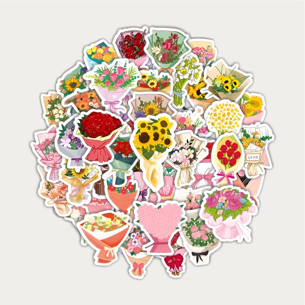 Jual Sticker Pack Stiker Bucket Bunga | Sticker TUMBLR | Stiker LAPTOP ...