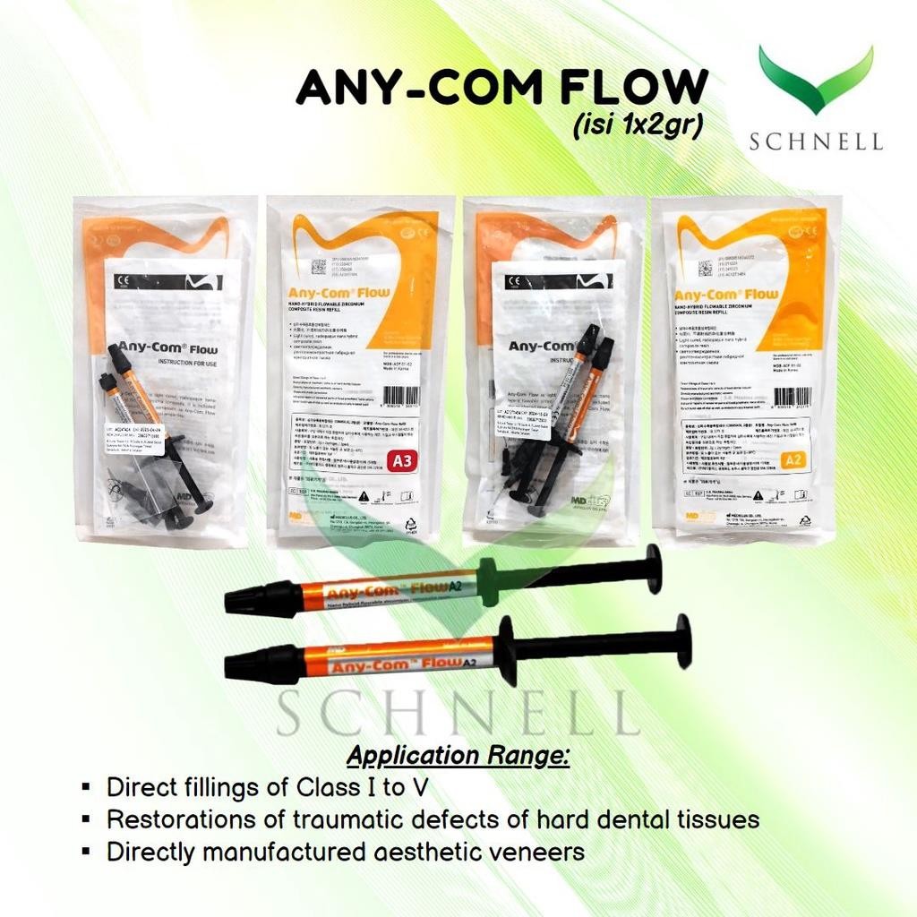 Jual Any Com Flow resin komposit /anycom flowable composite 2syr@2gr ...