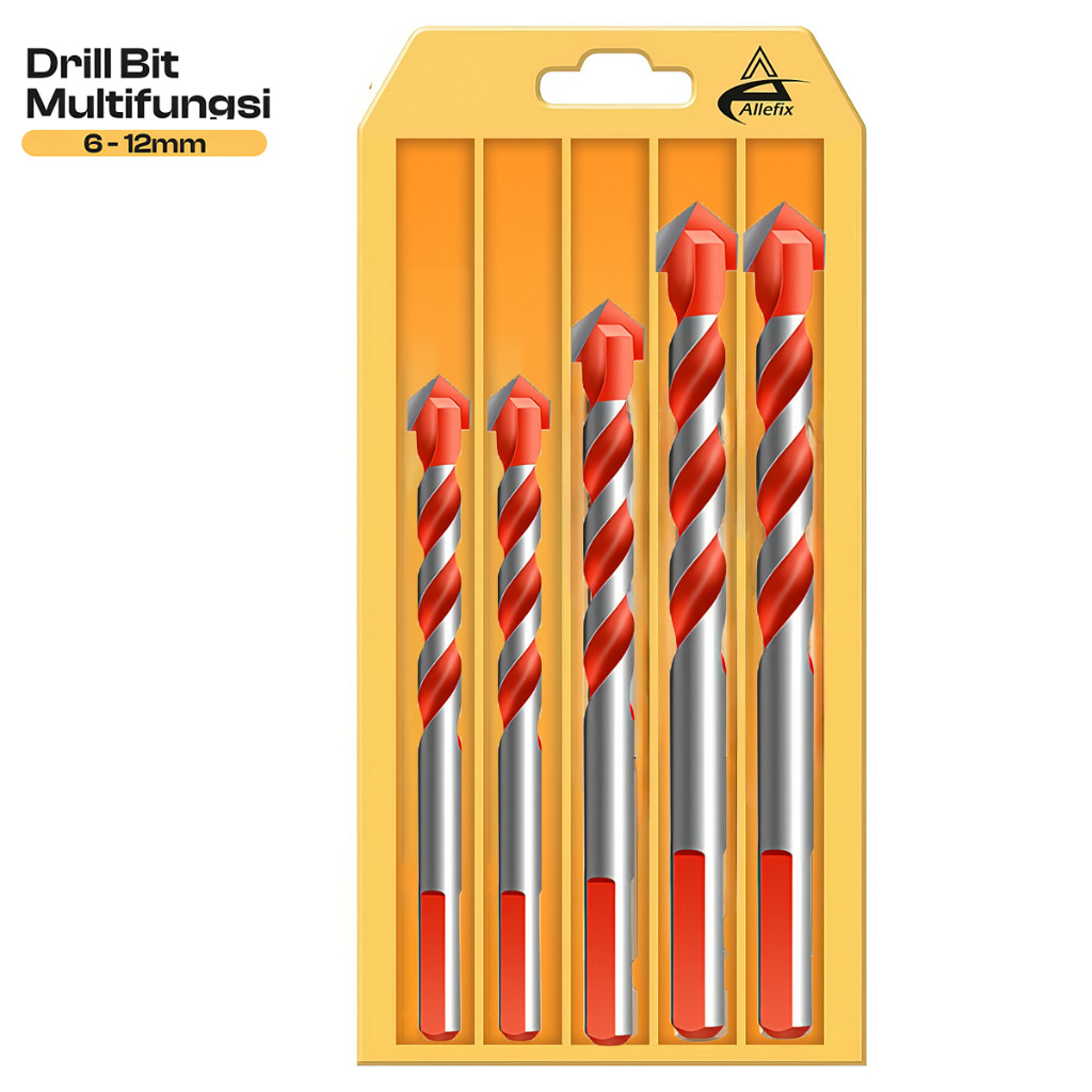 Jual FIXTEC Mata Bor Triangle Drill Bit Multi Purpose Besi Beton Kayu ...