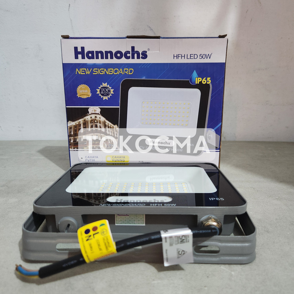 Jual Hannochs New Signboard HFH Lampu LED Sorot Tembak 50w 50watt Flood ...