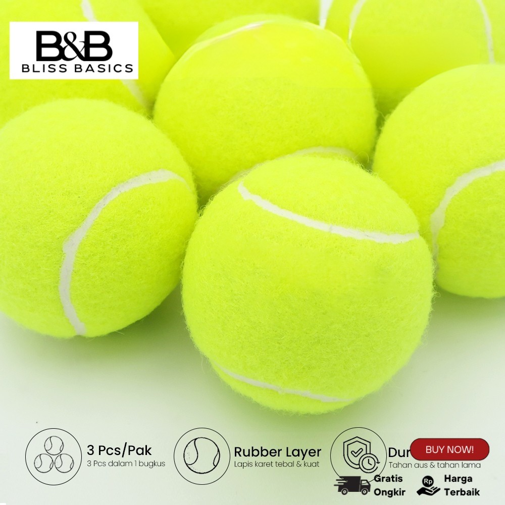 Jual VELO Tennis Ball / Bola Tenis isi 3 / Bola Kasti | Shopee Indonesia