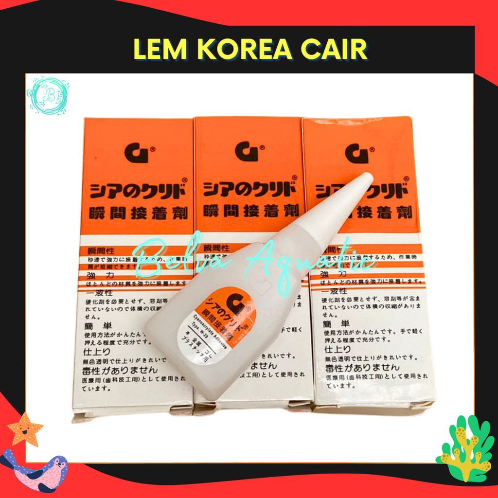 Jual Lem Korea Serbaguna Lem Super Lem Kuat Untuk Plastik Keramik Super ...
