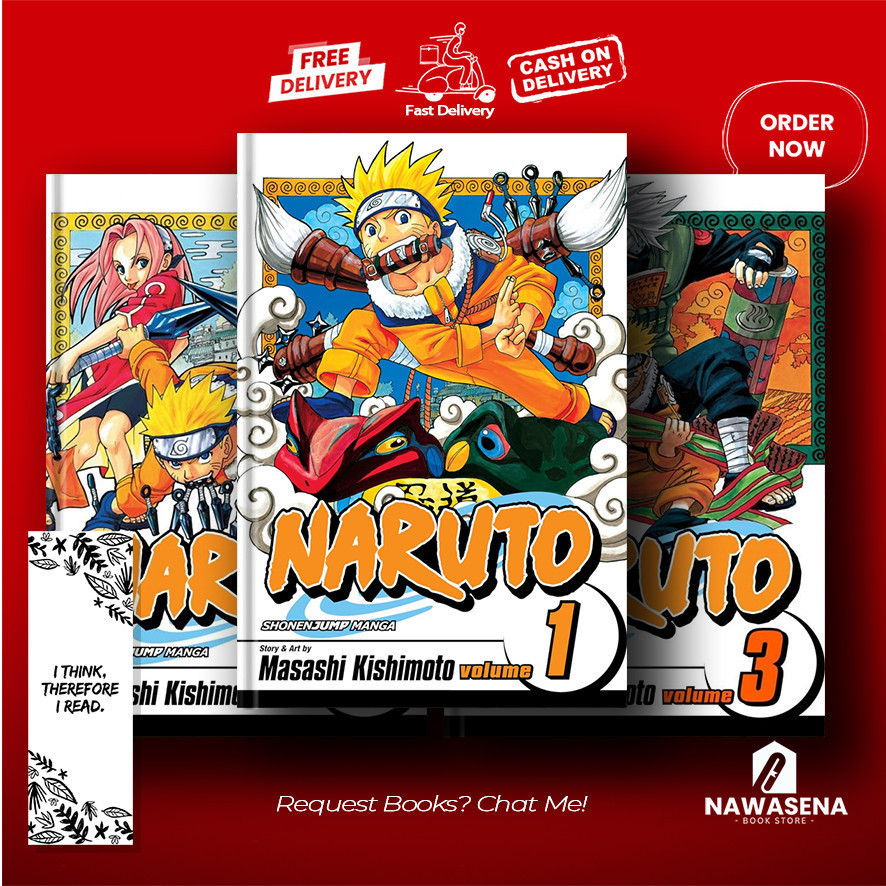 Jual Naruto (Komik / Manga) Vol. 1 - Vol. 50 (Collection) By Masashi ...