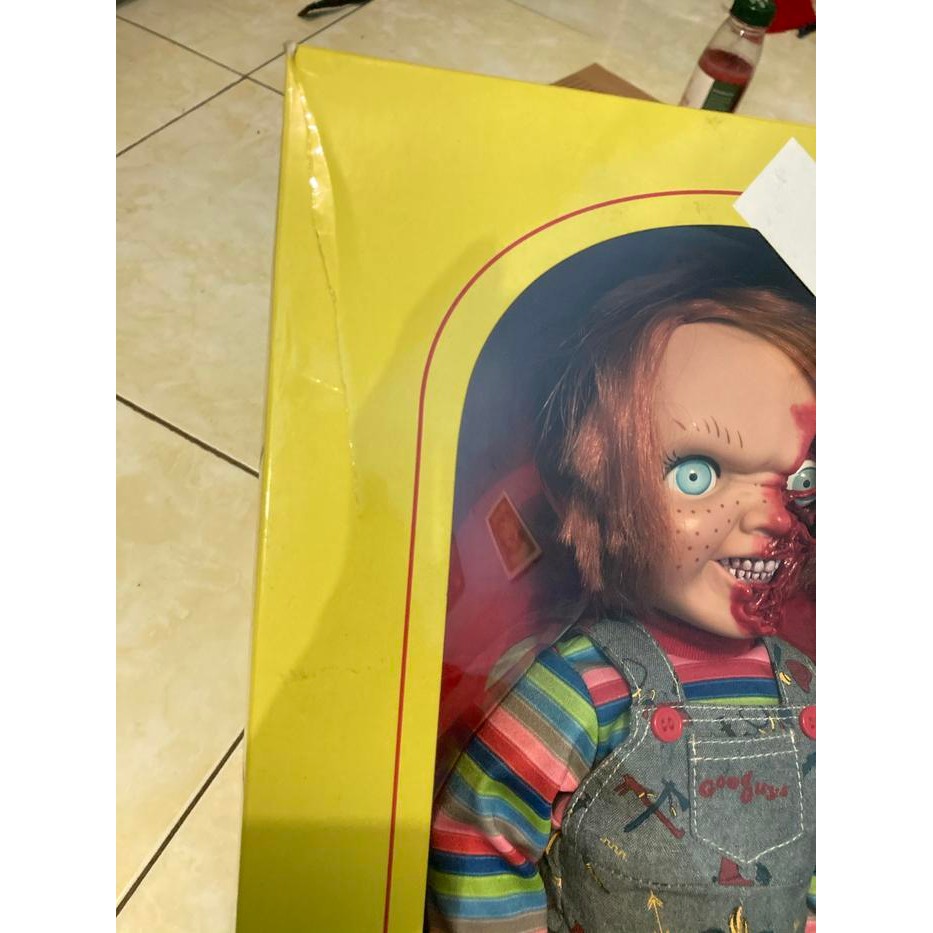 Jual Boneka chucky pizza face mezco original | Shopee Indonesia