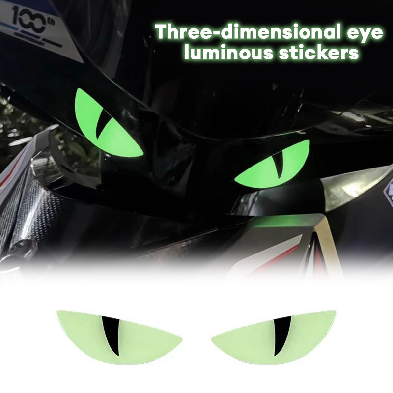 Jual PARKHOR 3D Stiker Mobil Mata Setan LaserBercahaya Warna-Warni ...