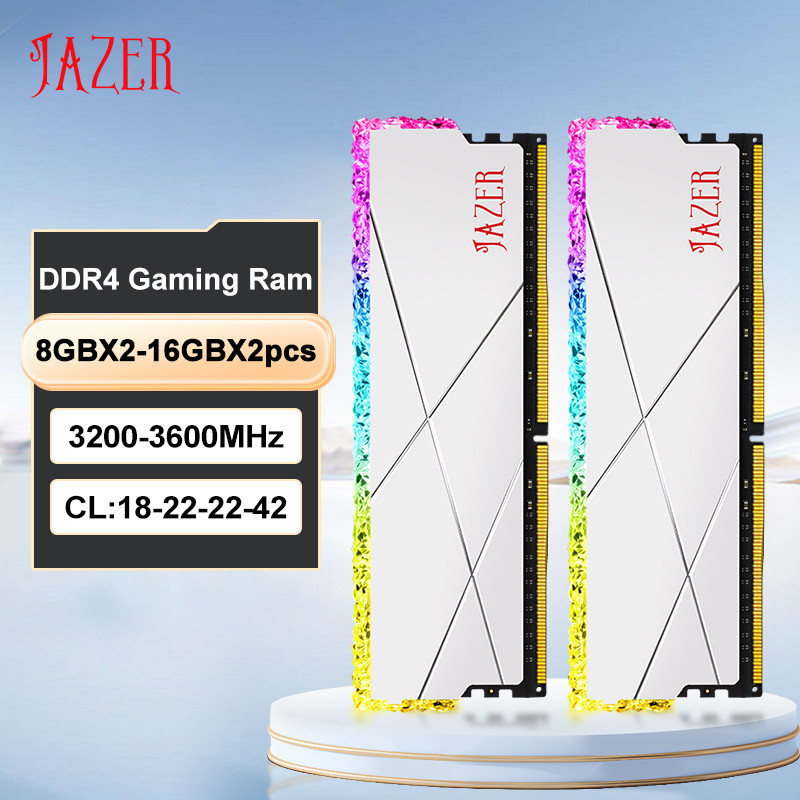 Jual JAZER RGB RAM DDR4 8GBx2 16GBx2 3200MHz 3600MHz Memory ...