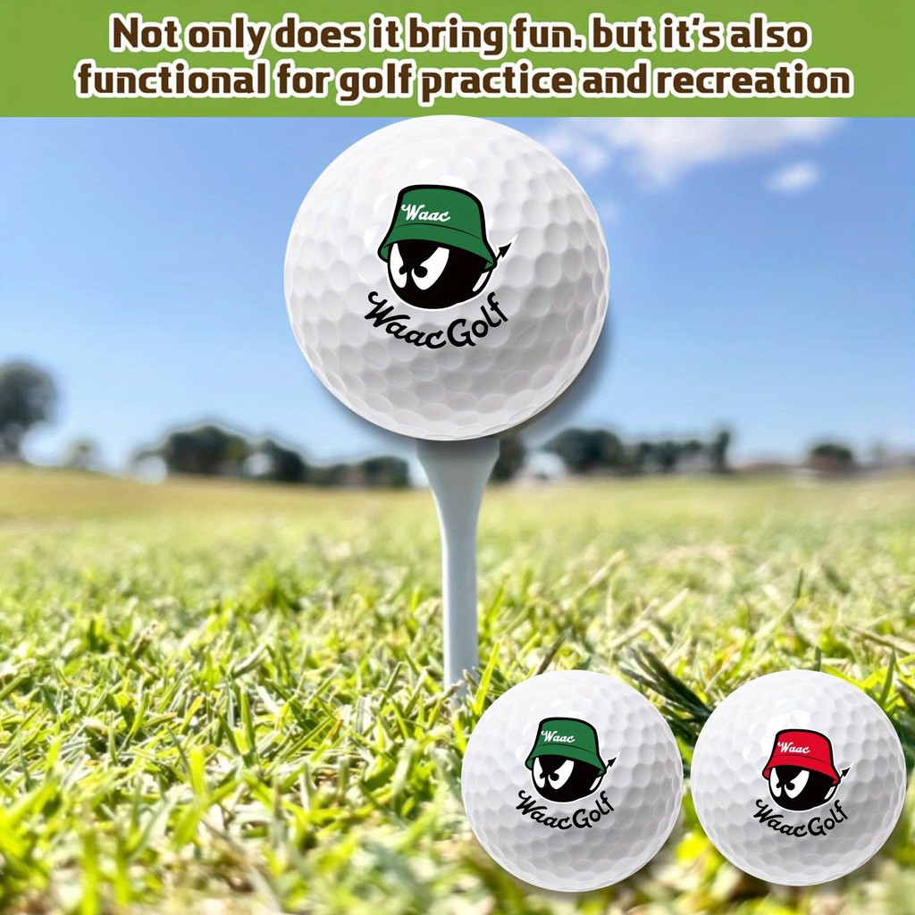 Jual 2 counts Funny Golf Balls for Men Adult Humor Trick Novelty Golfer ...