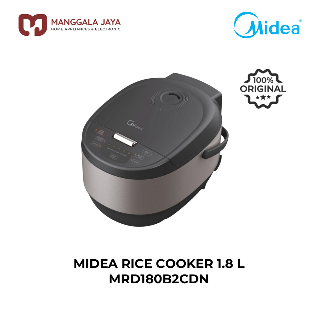 Jual Midea Digital Rice Cooker 1.8 Liter 440 Watt MRD180B2CDN | Shopee ...