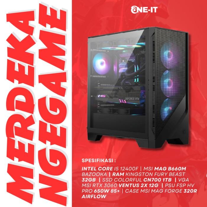 Jual PC Workstation + Gaming | RTX 3060 12GB | Render Ngebut, Game Rata ...