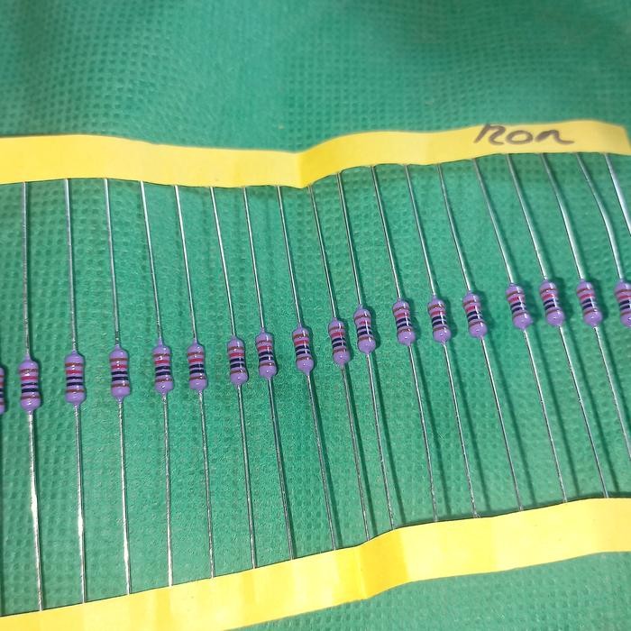 Jual resistor 120R 1/4 watt ungu original japan zero R 120ohm 1/4W 1% W ...