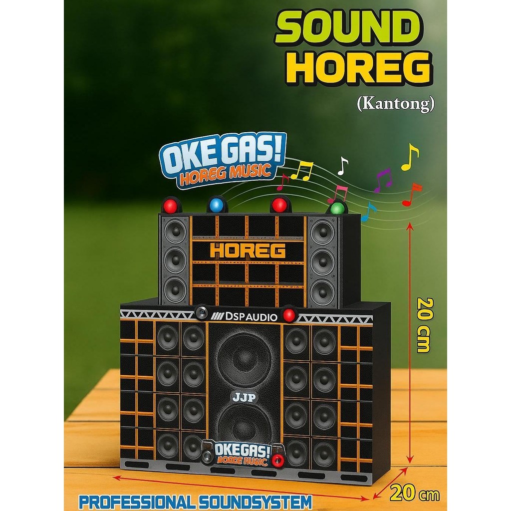 Jual GRATIS ONGKIR Toys Mainan Sound Horeg Batrai Lampu Musik Horeg Oke ...