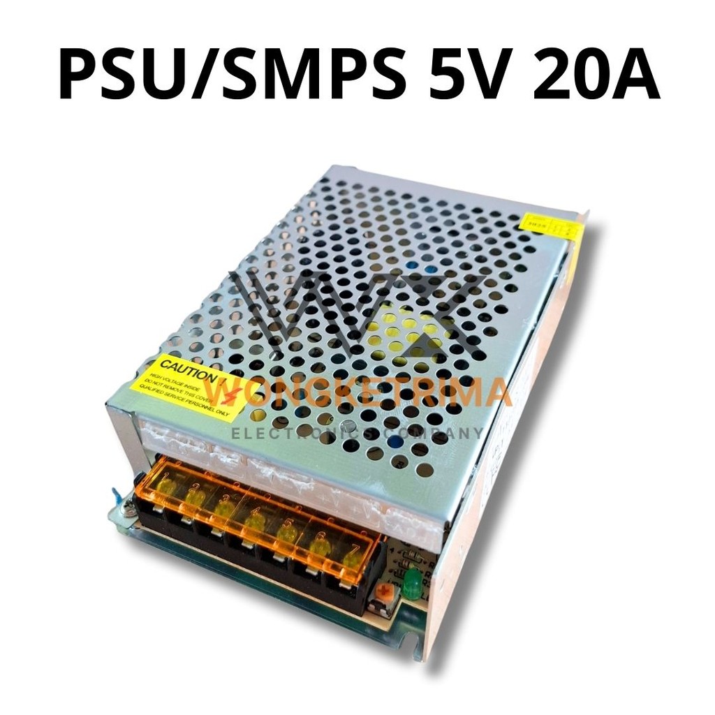 Jual POWER SUPPLY SMPS 5V 20A PSU 5 VOLT 20 AMPER | Shopee Indonesia