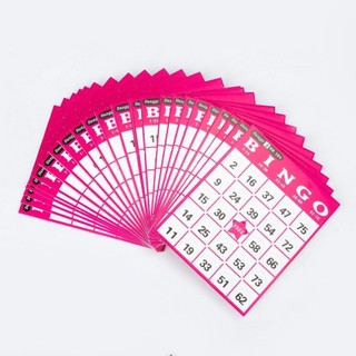 Jual ZE64EE 9 Warna Kartu Bingo Ukuran Besar 60 Buah/Kotak Bingo Card ...