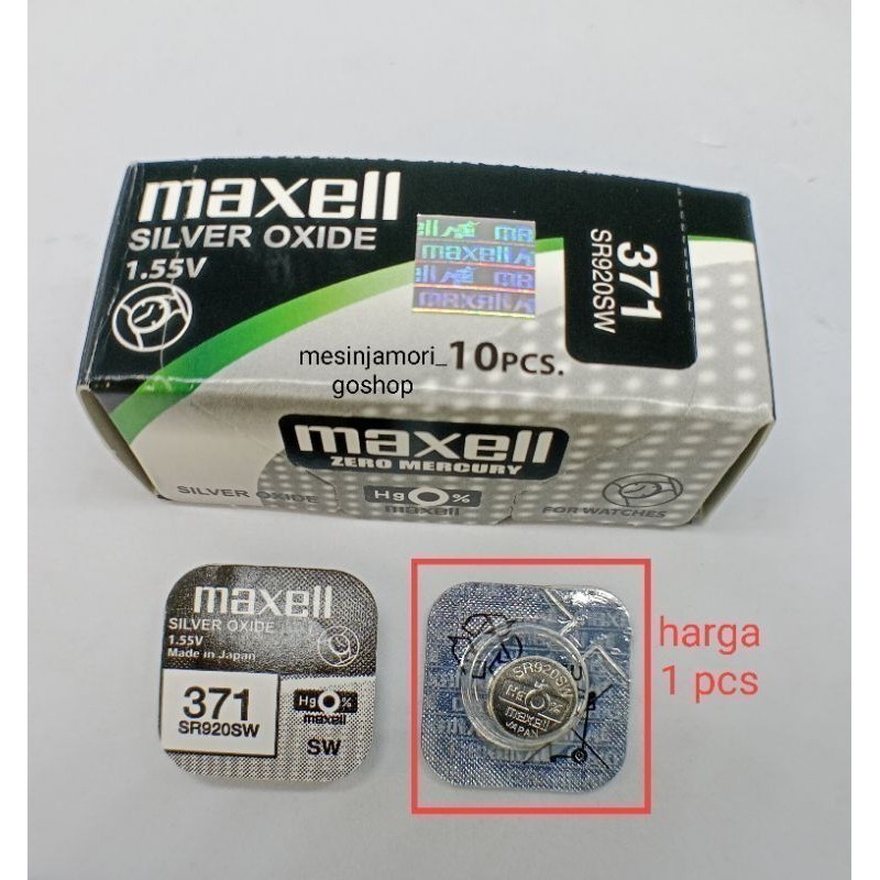Jual Maxell SR920 371 SR 920 SW original japan | Shopee Indonesia