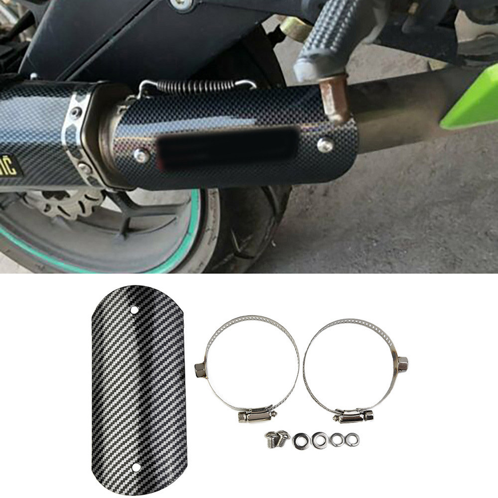 Jual Protector Motorcycle Exhaust Heat Shield Replacement Stainless ...