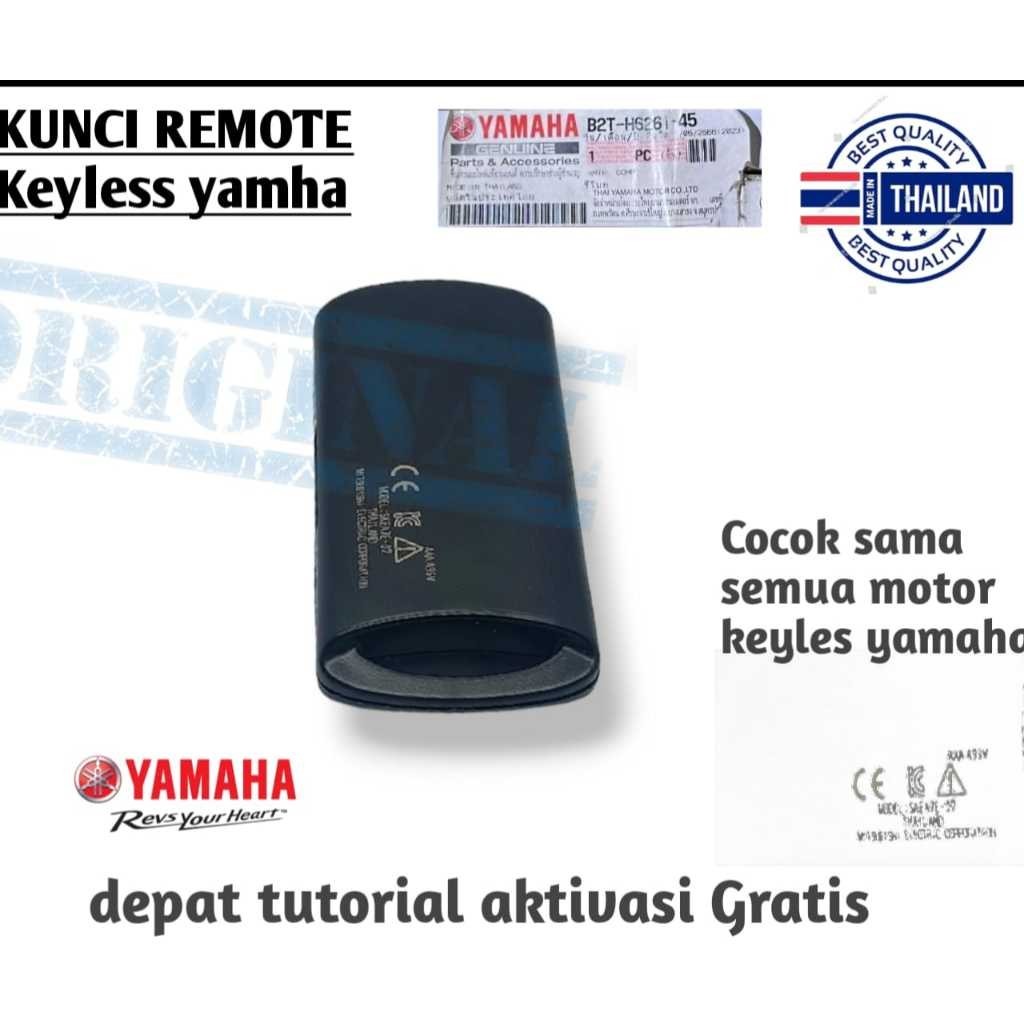Jual Kunci Remote Keyless Yamaha Nmax Aerox Lexi FreeGo / Kunci Remote ...