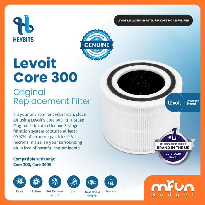 Jual Levoit Replacement Filter for Core 300/Core 300s/P350 Air Purifier ...