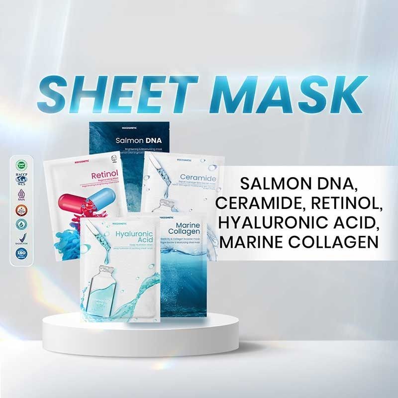 Jual Ms Glow Sheet Mask Marine Collagen 1 Box (4 Pcs) | Shopee Indonesia