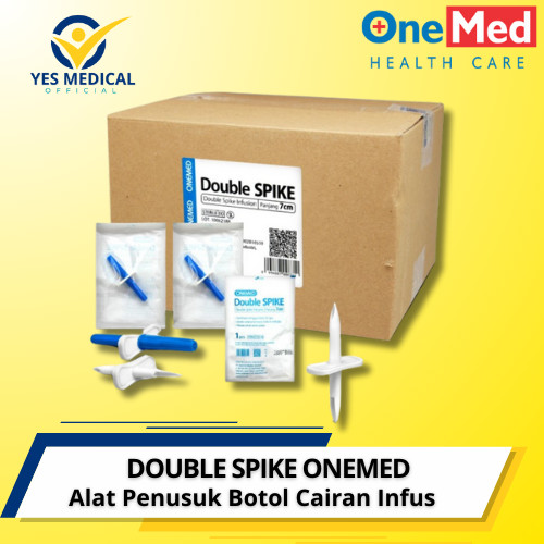 Jual Double Spike Infusion Onemed Alat Penusuk Botol Cairan Infus ...
