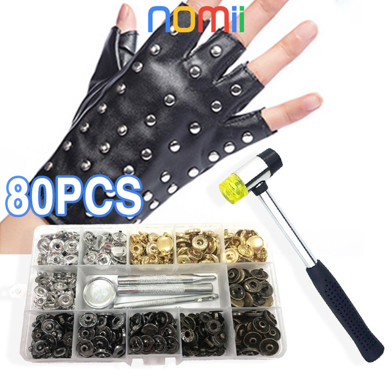 Jual 40/80 Set Alat Pemasang Kancing Cepret Utk Tas Dompet Pakaian ...
