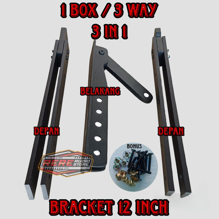 Jual Bracket 3WAY 12 inch Line Array Alumunium / Breket 3 WAY 12 ...