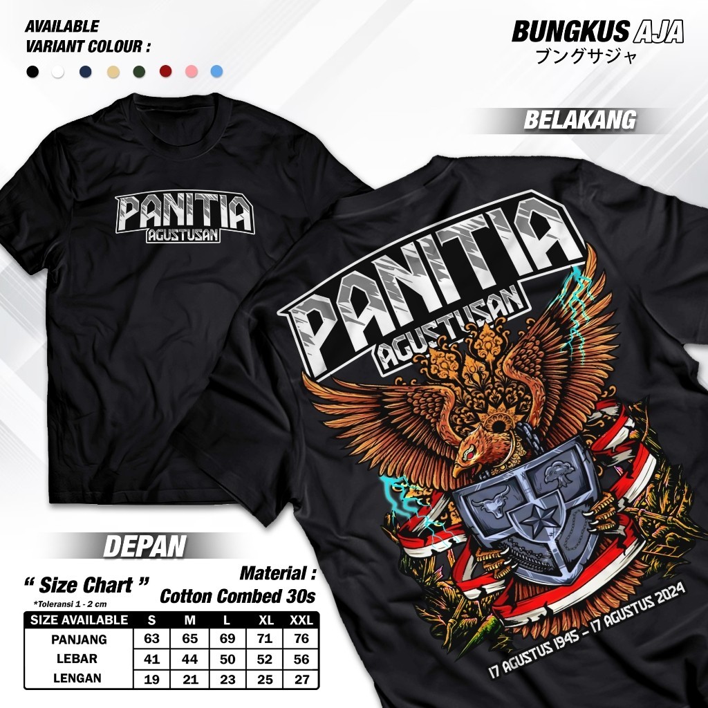 Jual Kaos Panitia 17 Agustus HUT RI 79 Garuda Unity In Diversity Baju ...