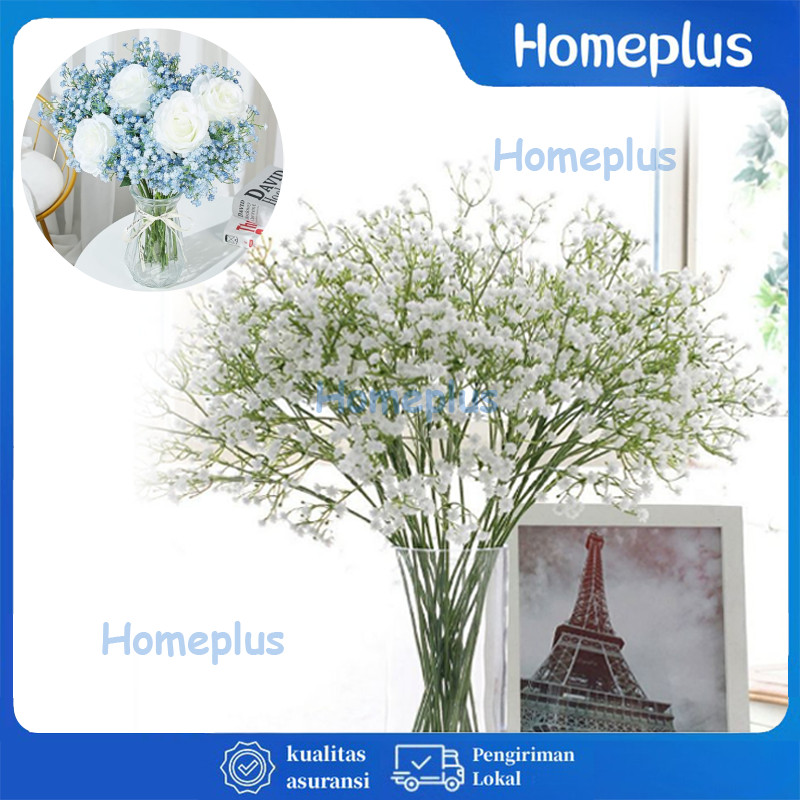 Jual Rtificial Bunga Baby Breath Isi 3 Cabang / Bunga plastik / Baby ...