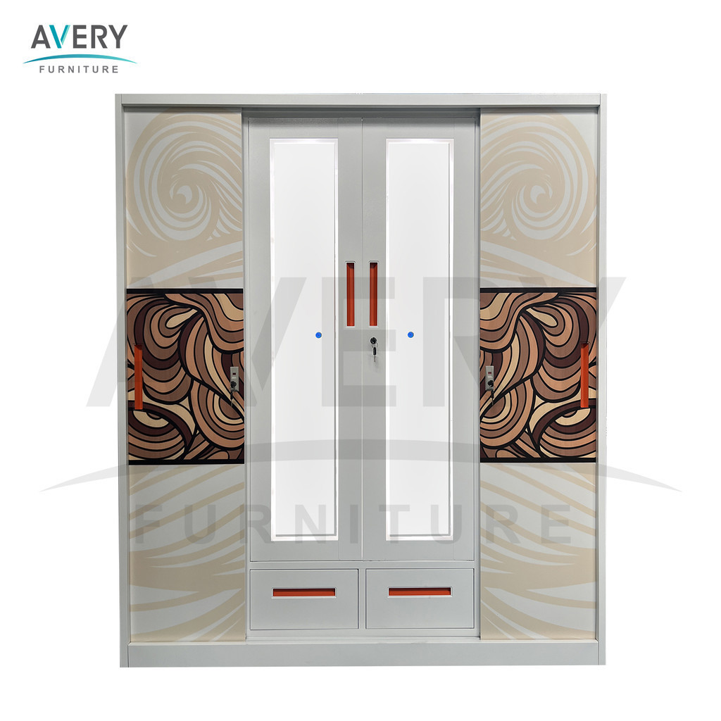 Jual Avery - HLD SLSW 1600 - Lemari Pakaian Besi 4 Pintu Sliding | Shopee Indonesia