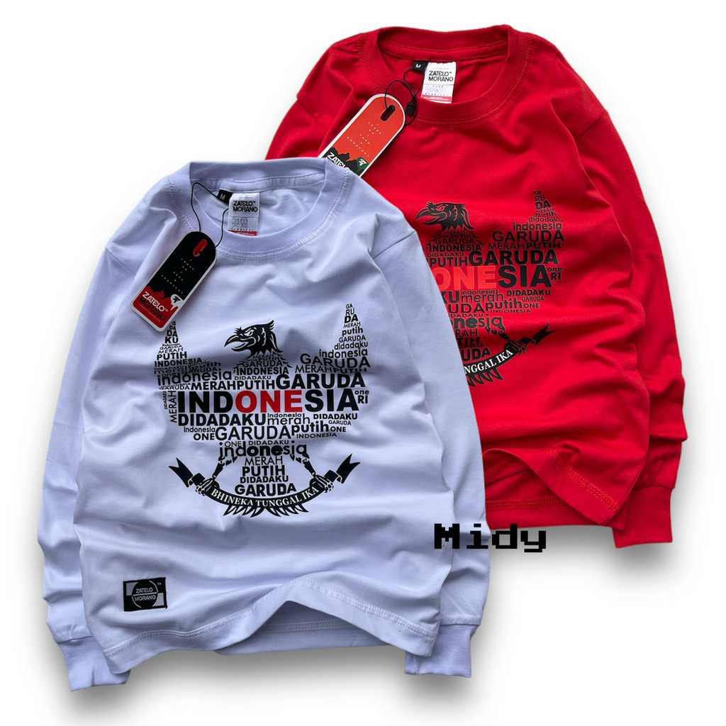Jual Kaos Panjang Anak Tema Kemerdekaan | Shopee Indonesia
