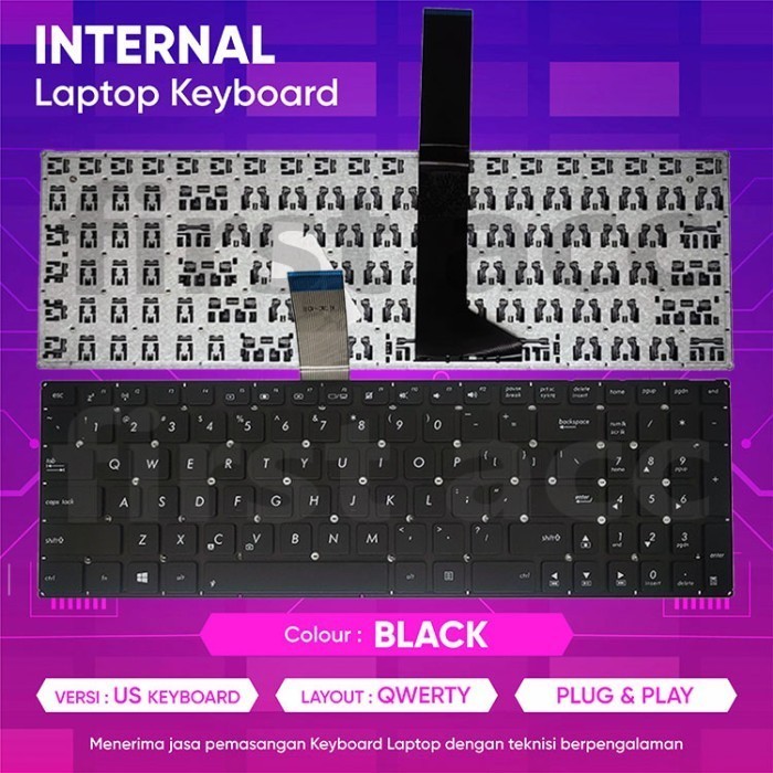 Jual Keyboard ASUS A550 A550C A550CA X750 X750J X750JA Series New ...