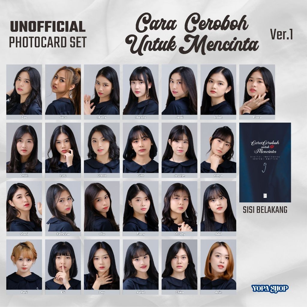 Jual PC Photocard JKT48 Member Unofficial / Fanmade Edisi "Cara Ceroboh Untuk Mencinta vol.1 ...
