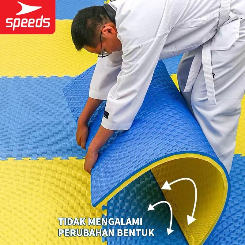 Jual SPEEDS Karpet Latihan Taekwondo 103x103x3cm - Matras Anti-Selip ...