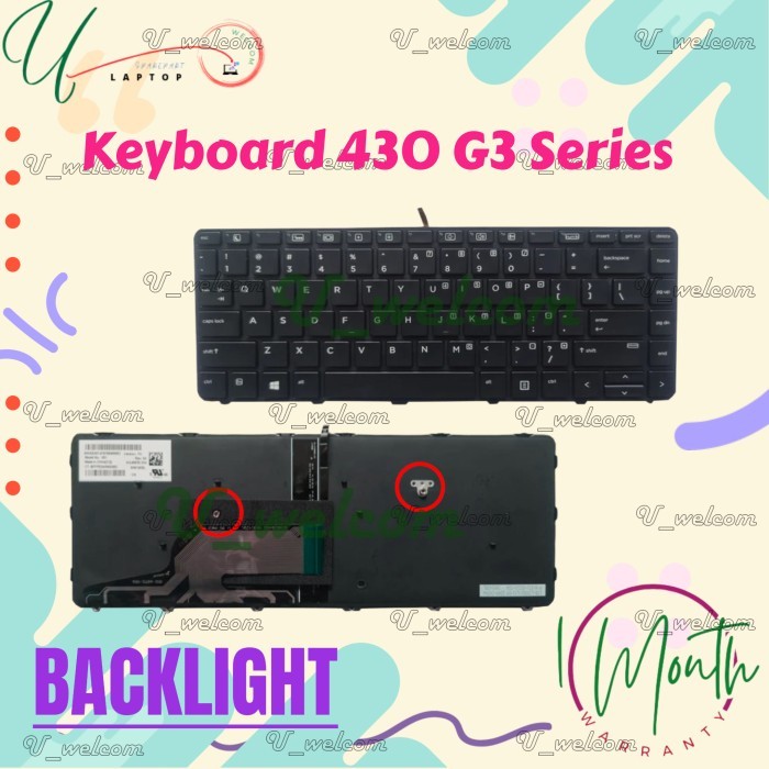 Jual Keyboard Probook 430 G3 640 G2 645 G2 430 G4 440 G3 440 G4 445 G3 ...